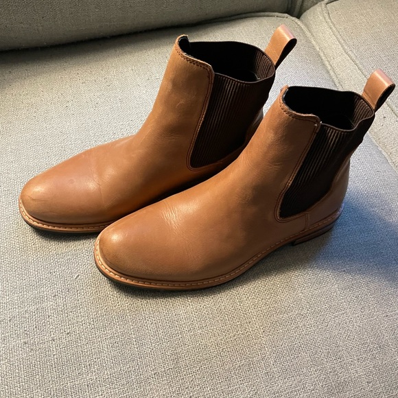 Nisolo | Shoes | Nisolo Like New Tan Leather Winter Boots | Poshmark